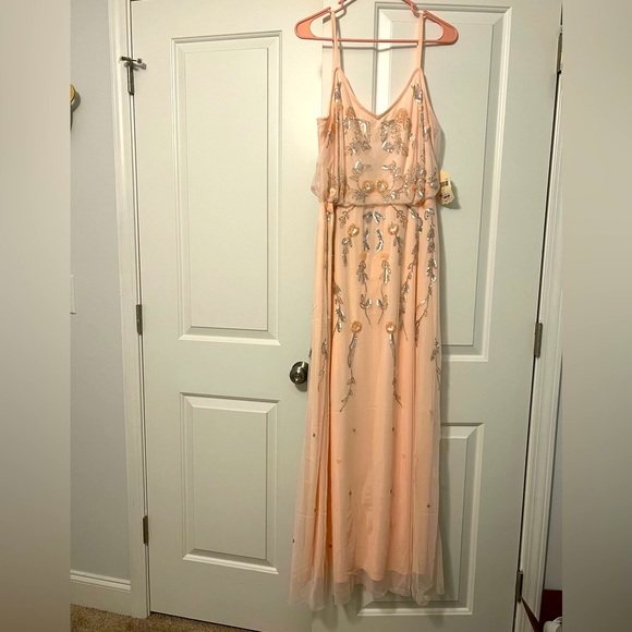 Altar'd State | Dresses | Floor Length Beaded Gown With Adjustable ...